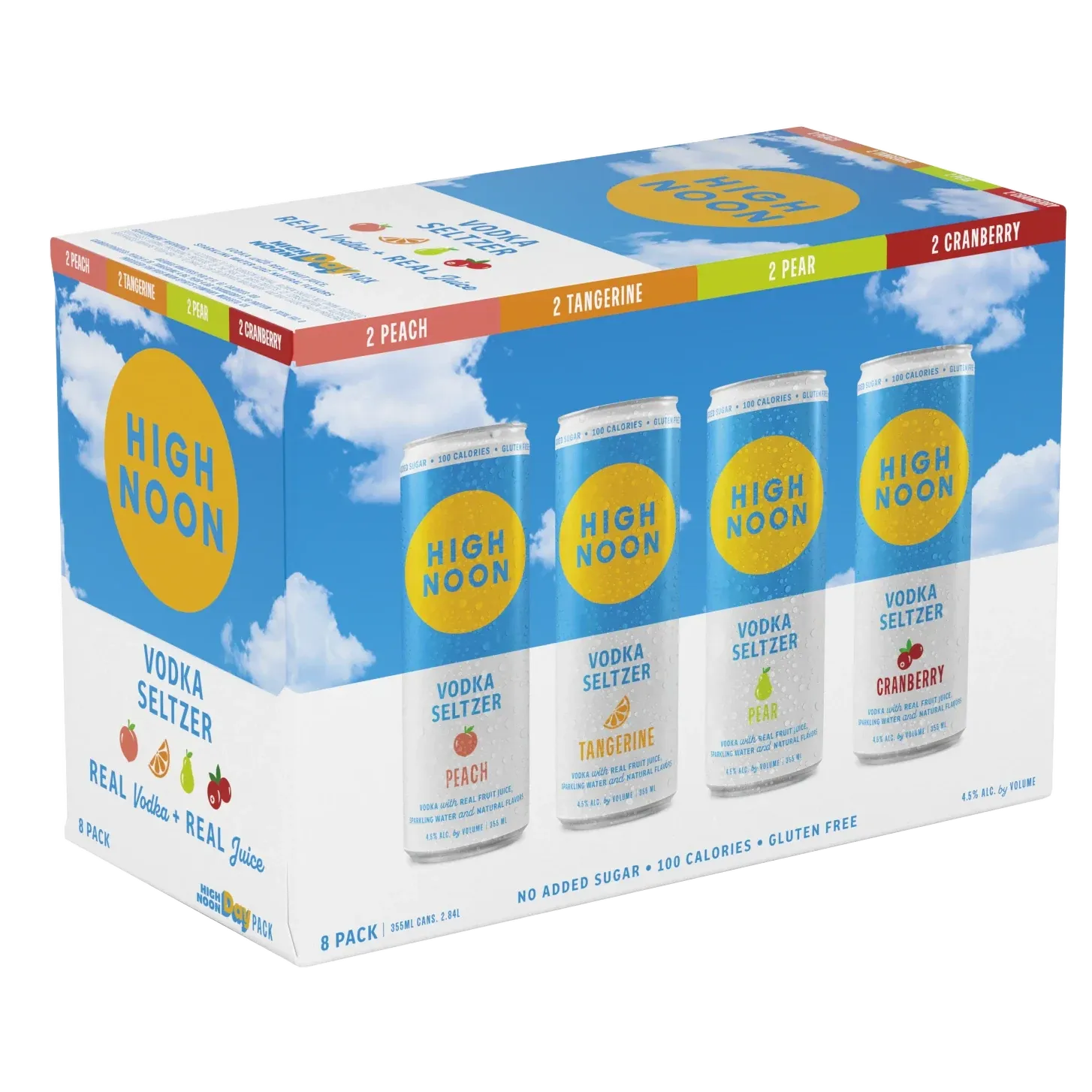 High Noon Vodka & Soda Day Pack Variety 8PK – OMGCHEERS