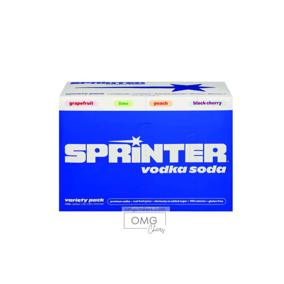 Sprinter Vodka Seltzer Variety 8Pk – OMGCHEERS